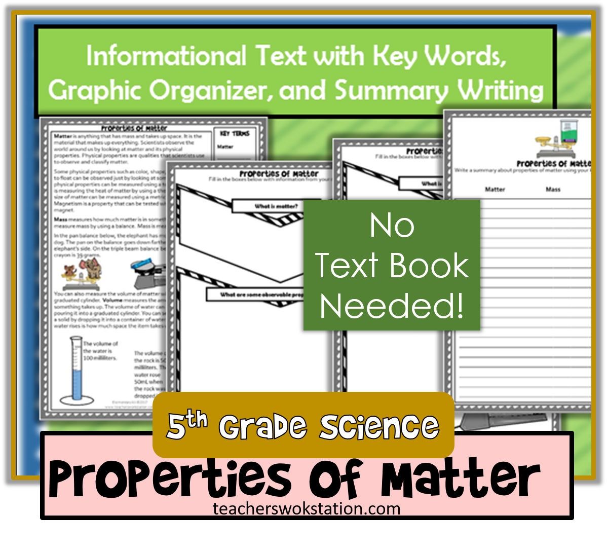 Wk2 Gr5 Science Literacy – Teacher's Workstation