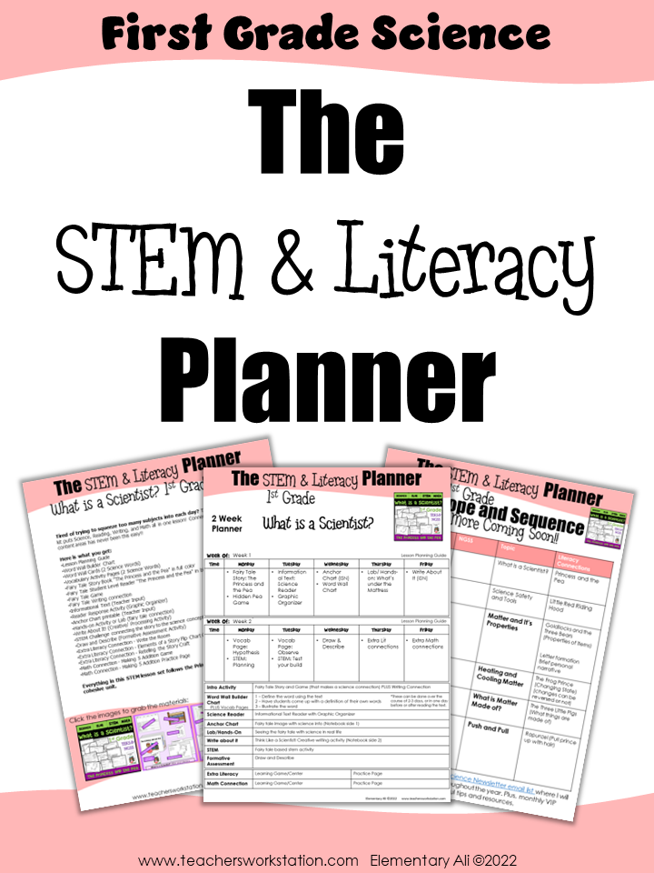 What is a Scientist? STEM and Literacy 1st Grade Science – Teacher's ...