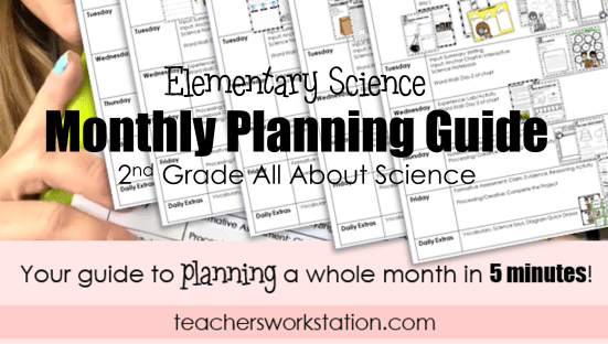 FREE 2nd Grade All About Science Unit Monthly Planning Guide – Teacher ...